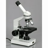 AmScope M600 Compound Monocular Microscope, WF10x Eyepiece, 40x-1000x ...