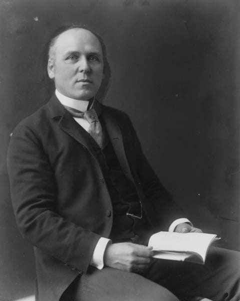 Print: Howard Pyle, Three-Quarter Length Portrait, Seated, Facing ...