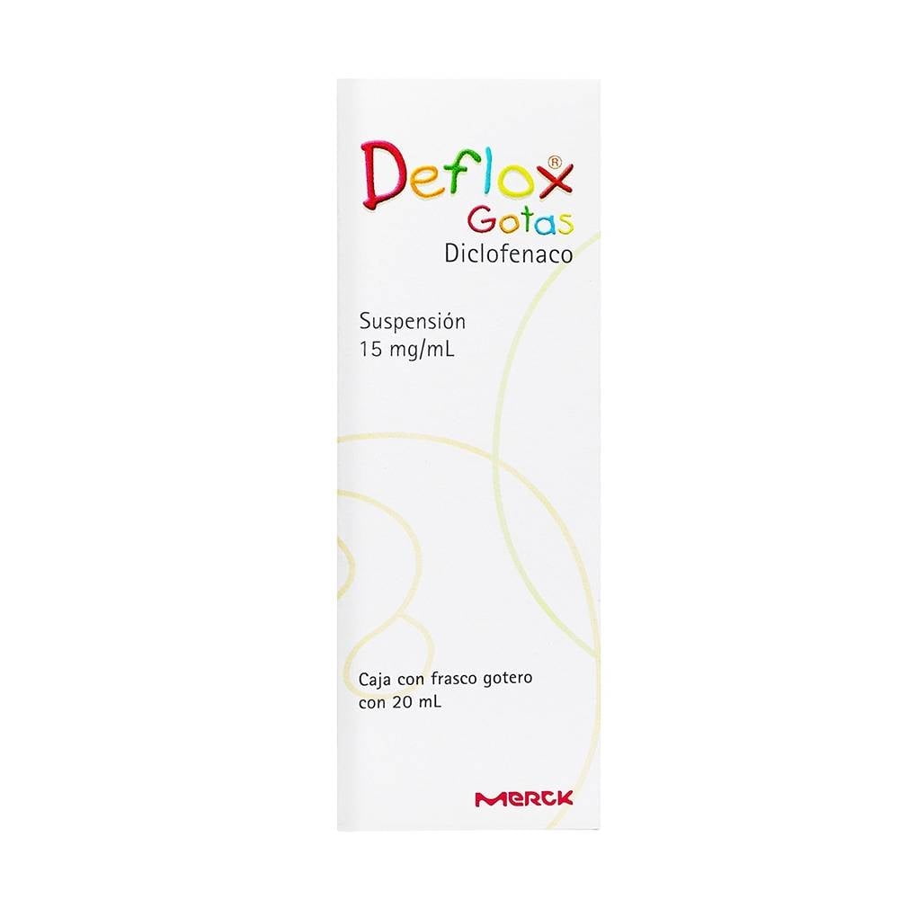 Deflox Diclofenaco 15 mg/ml suspensión 20 ml | Walmart en línea