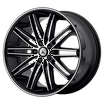 22x9 MKW M120 Chrome Wheel 5x4.5 (35mm) - Walmart.com