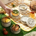 Insulated Lunch Container TASTAN Portable Insulated Lunch Container Set ...