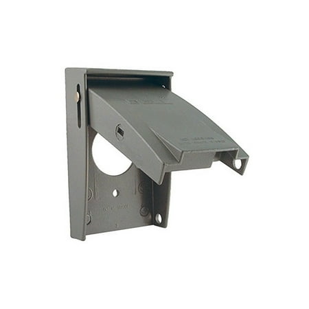 Bell Outdoor 1-Gang Vertical Single-Receptacle Outlet Device Cover ...