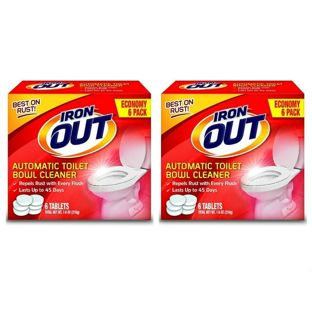 Iron OUT Toilet Bowl Cleaners, Unscented, 12 Count - Walmart.com