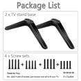 XIBUFE 2026 New Tv Mount,Versatile Corner Tv Stand,Sturdy Tv Legs for ...