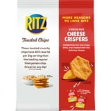 RITZ Toasted Chips Cheddar Crackers, 8.1 oz - Walmart.com