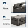 Professional Tool Case Compact Size Plastic Hard Shell Tool Storage Box Organizers For Workshop ...