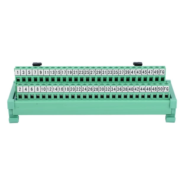 DIN Rail Mount Interface Module,IDC-50P PLC Breakout Board PLC Breakout ...