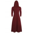 Winter Red Coats For Men Men'S Retro Steam Punk Gothic Wind Cloak Coat ...