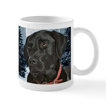 CafePress - Starry Night & Black Labrador Mug - 11 oz Ceramic Mug ...