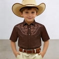 Boy'S Tops, Tees & Blouses Western Cow Prin Short Sleeve Button Down ...
