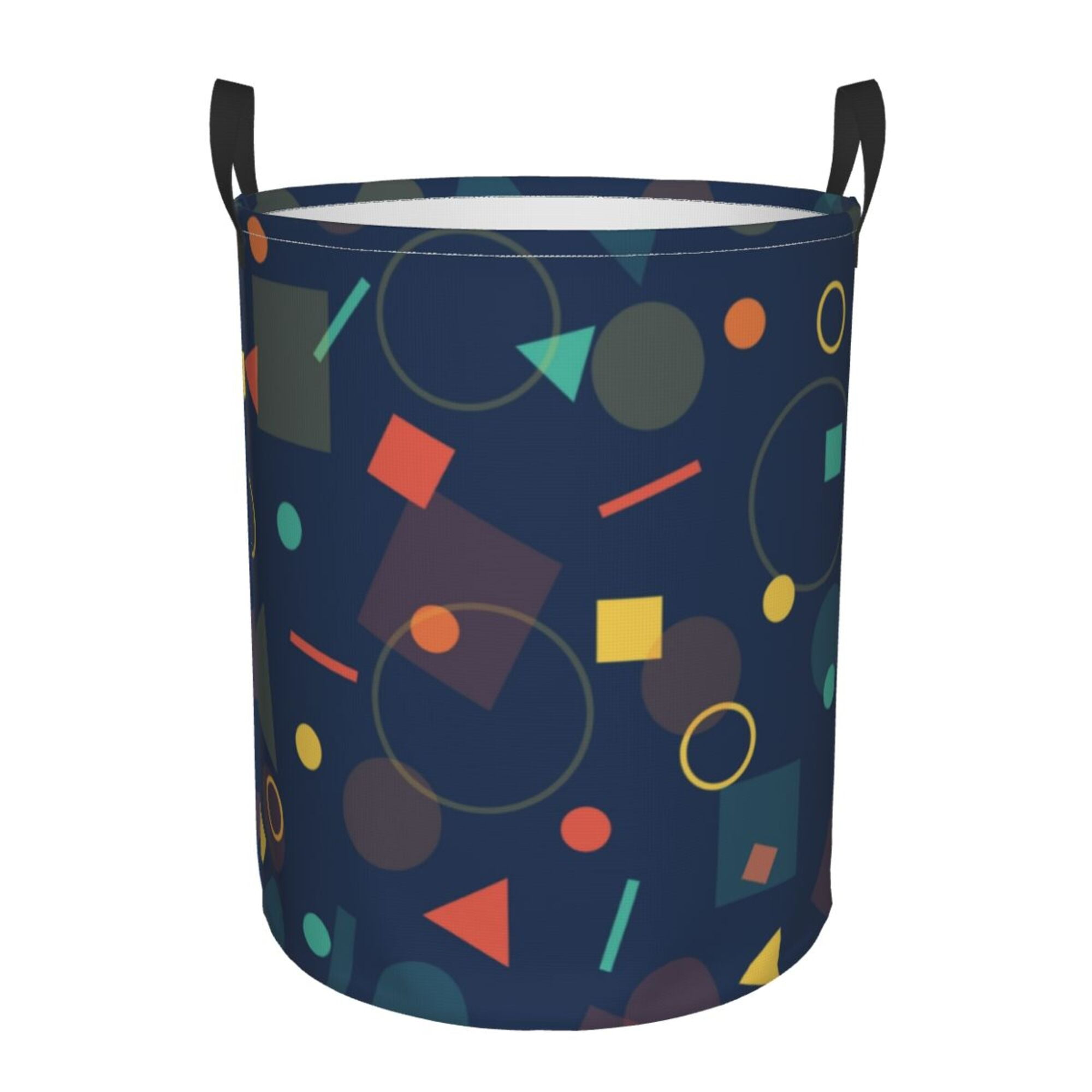 LNWH Laundry Basket, Colorful Geometric Texture Pattern Foldable ...