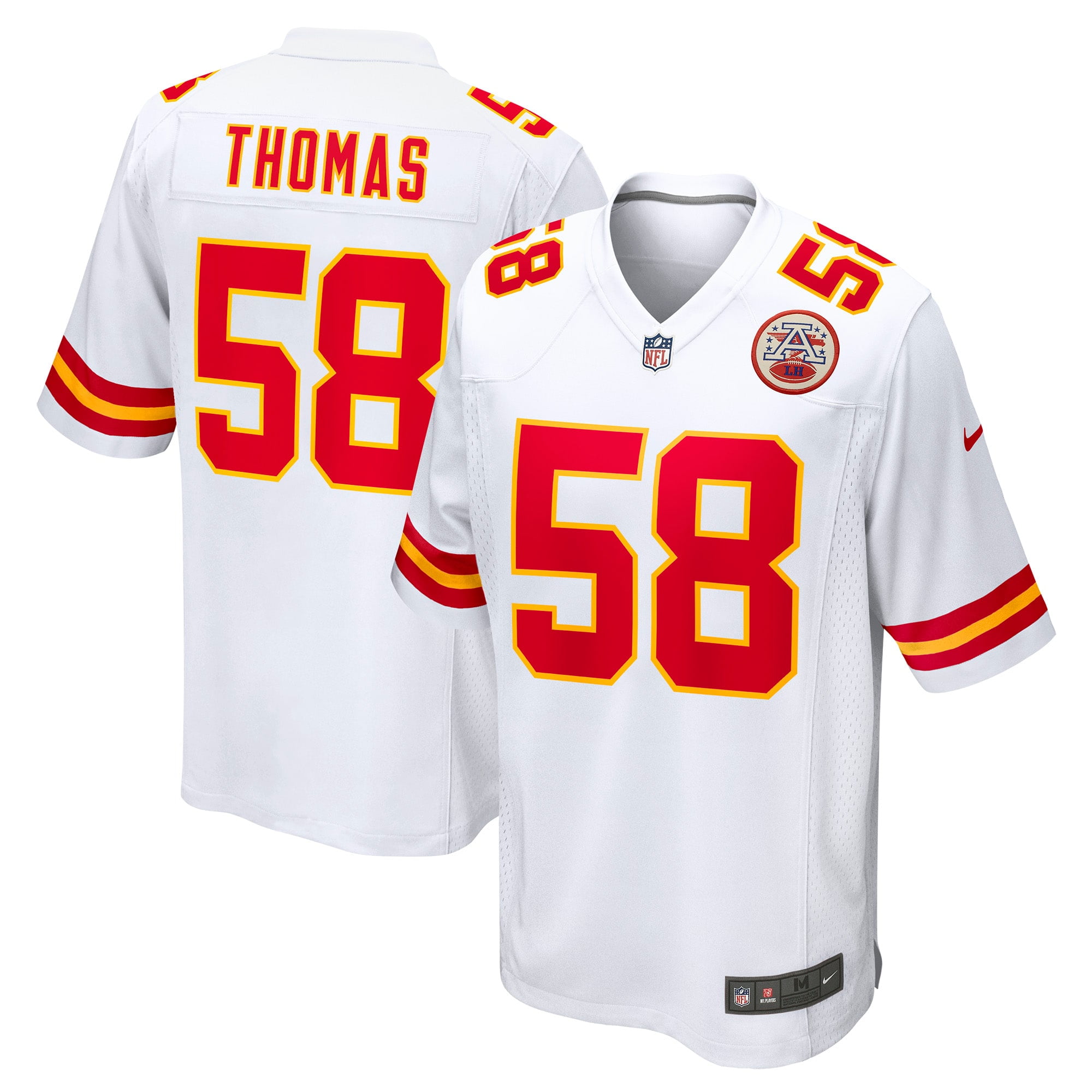 Men's Nike Derrick Thomas White Kansas City Chiefs Retired Player Game ...
