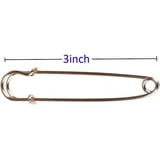 Safety Pins Heavy Duty Large Safety Pins Steel 50 Pcs for Blankets ...