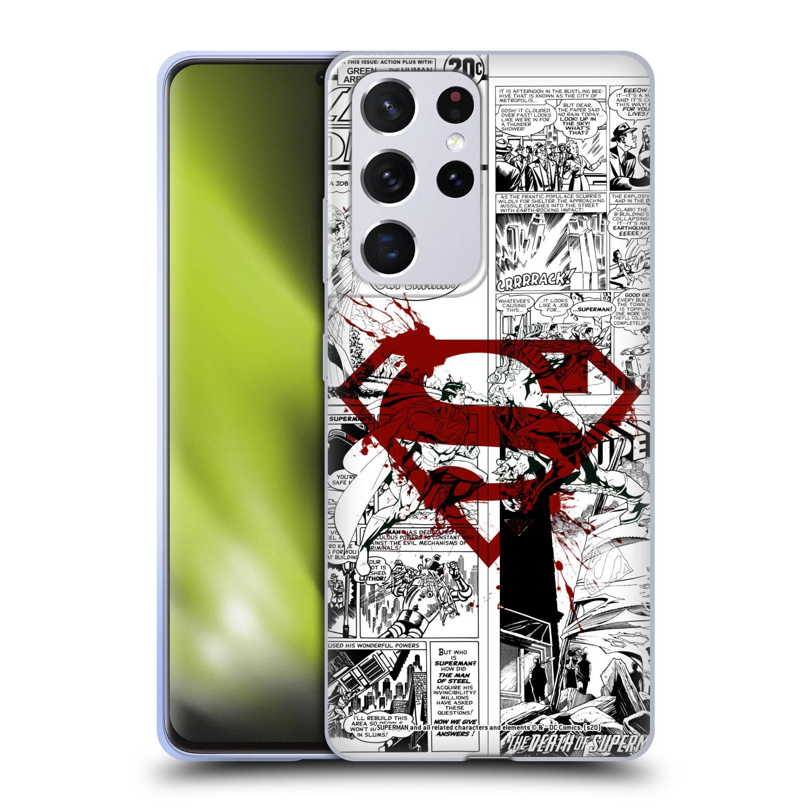 Superman Splatter Art