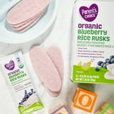 Parent's Choice Baby Rice Rusks Blueberry Stage 2 Baked Snack for 6 ...