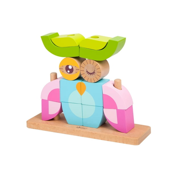 Classic World Wooden Stacking Owl Blocks Set - Walmart.com