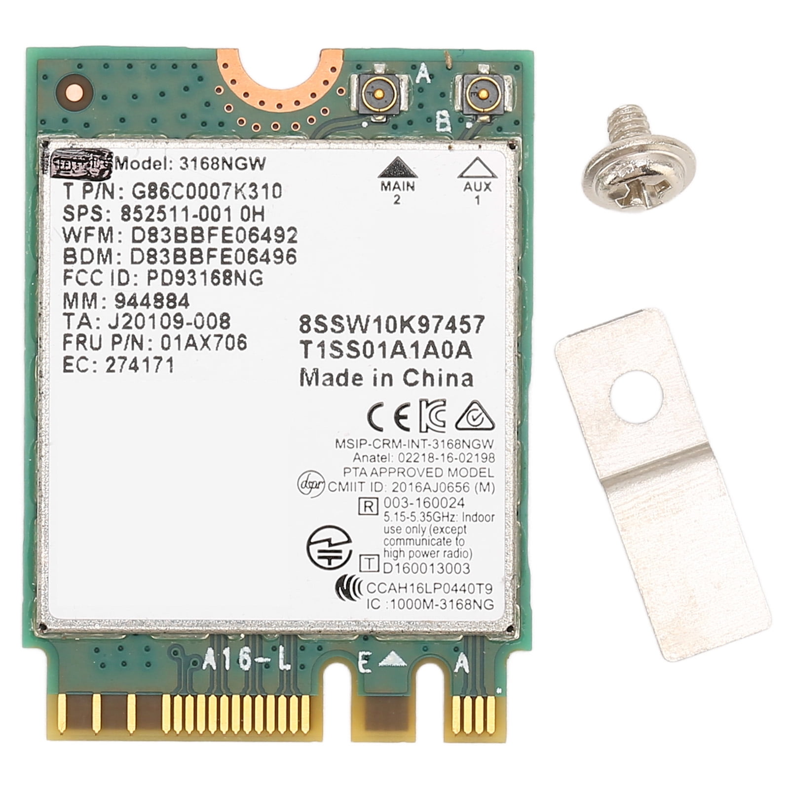 Módulo Inalámbrico, 2.4Ghz 5Ghz Módulo Wifi Frecuencia Dual 600Mbps ...