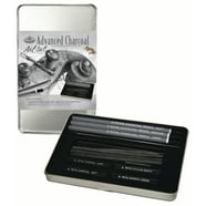 Daler-Rowney Simply Charcoal Tin Set, Assorted, 13 Pieces - Walmart.com