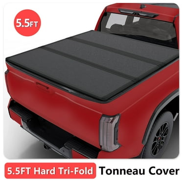 Auto Drive Hard Tri Fold Truck Bed Tonneau Cover Fits 15-24 Ford F-150 ...