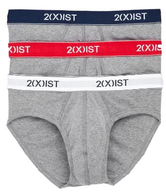 2(x)ist Mens Essential No-Show Brief 3-Pack Style-3102032003 - Walmart.com