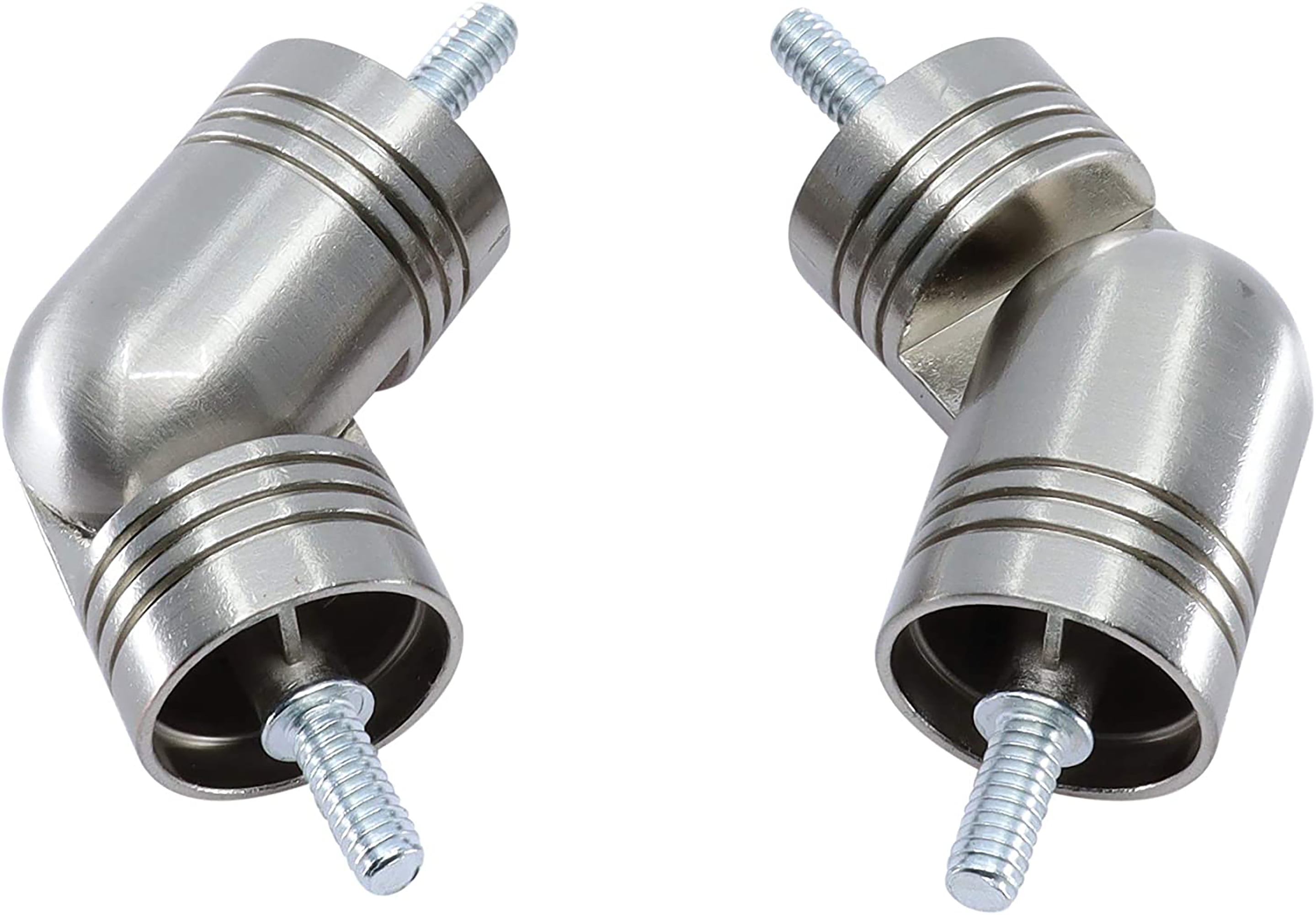 MERIVILLE Hinged Elbow Connector - Designed for Bay Window Curtain Rods ...