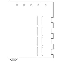 Carstens - Heavy Duty Diagnostic Plastic Ring Binder Dividers, Bottom ...