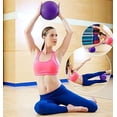 Mini Pilates Exercise Yoga Ball, 6 Inch Small Inflatable Exercise Yoga ...
