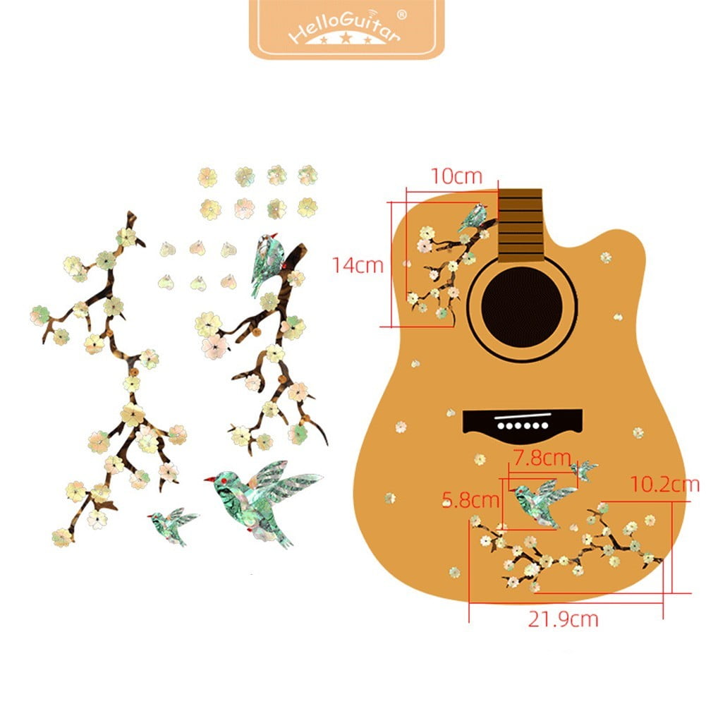 Acoustic Guitar Decals