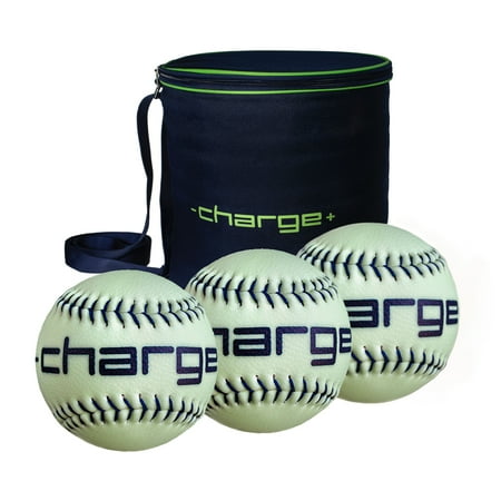 Chargeball Glow in the Dark Softball PRO Kit & 12 Inch Softball, 2 Pack ...