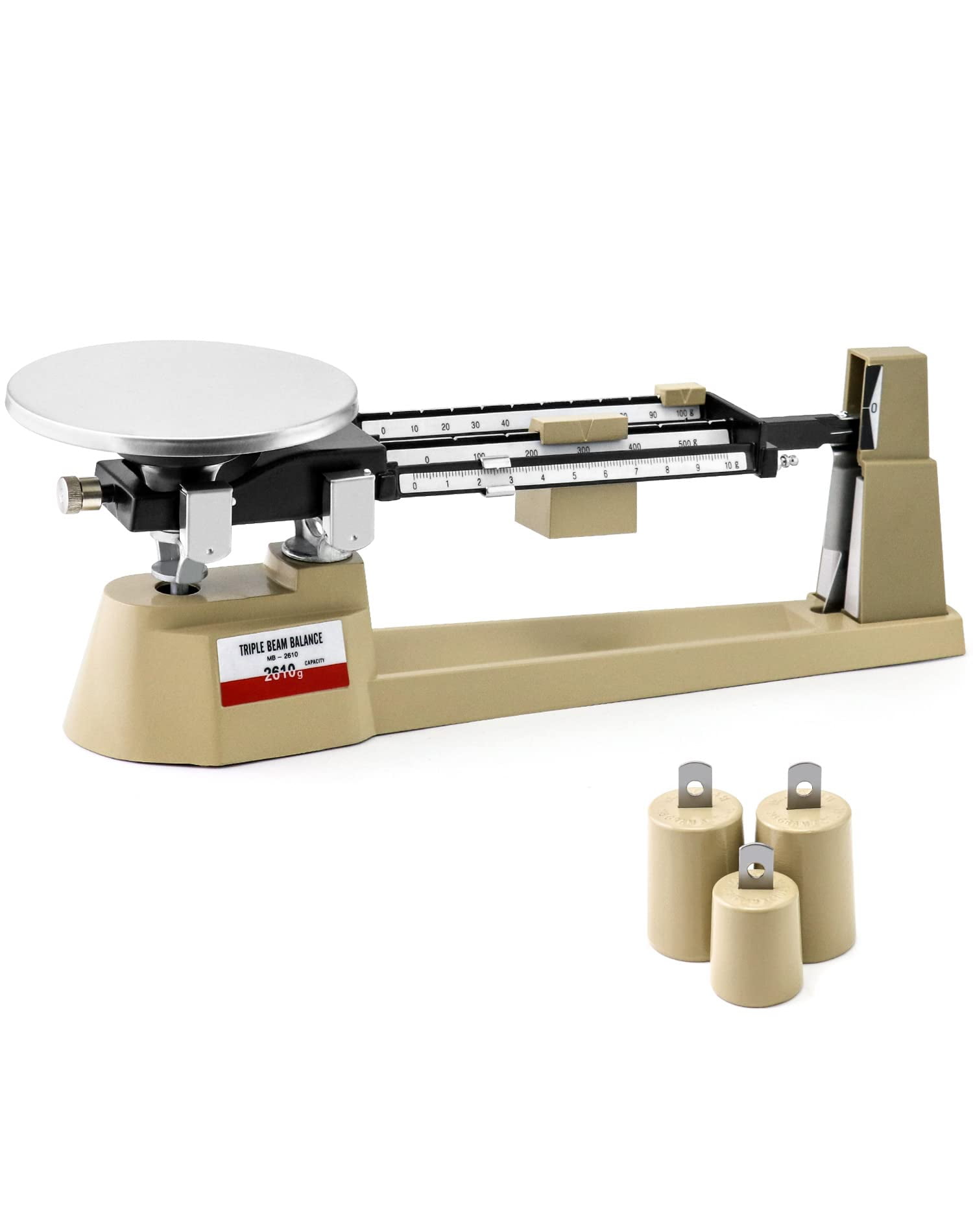 Balanza mecánica de triple haz QWORK 2610g/0.1g Lab | Bodega Aurrera en línea