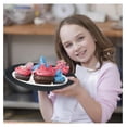8 Pieces Plastic Server Tray, Non Slip Surface Round Tray, for Home ...