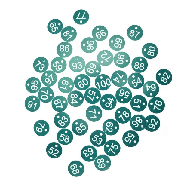 Numbered Tag,50PCS Numbered Label Numbered Numbered Label ...