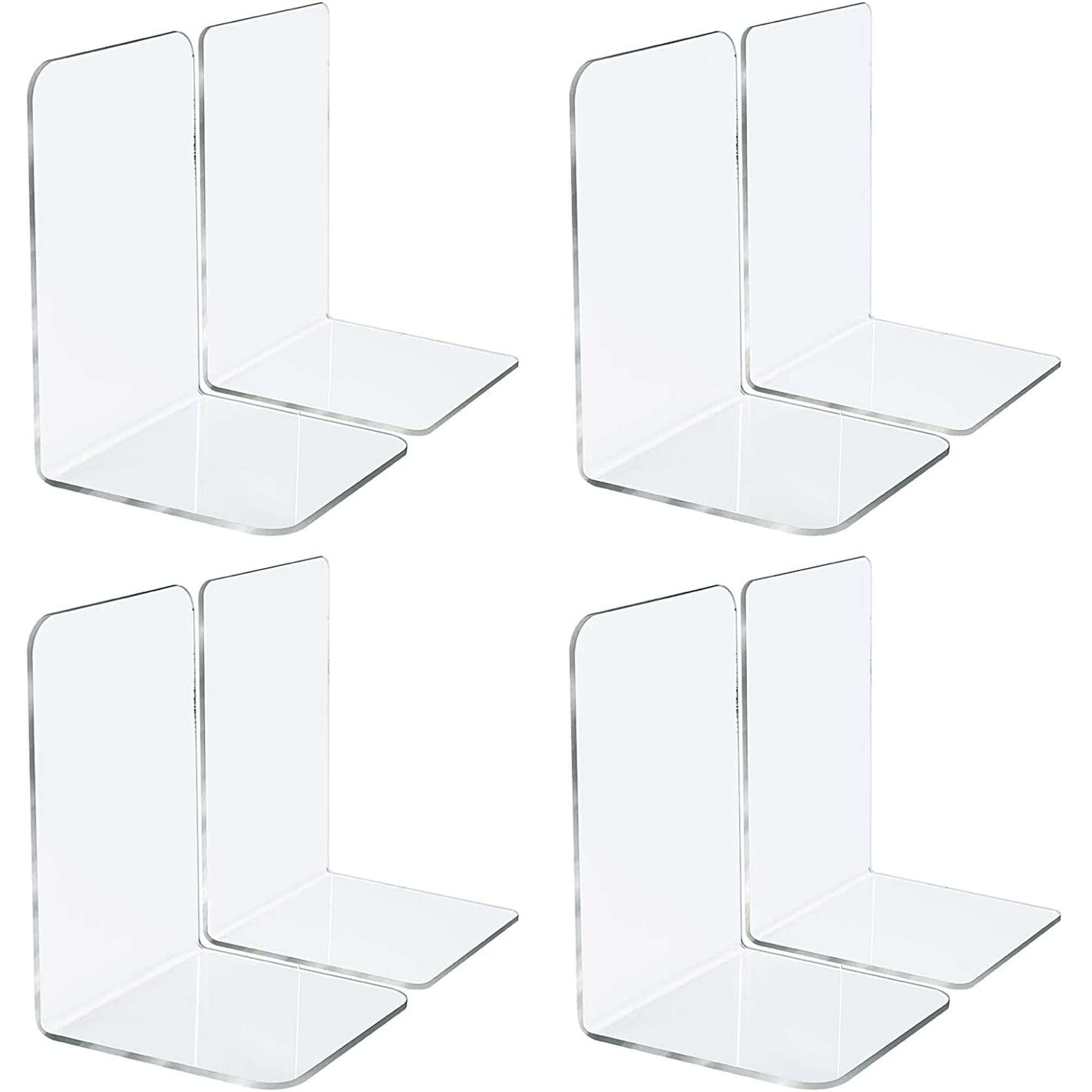 Click here for Qenftys 8pcs Bookends  Clear Acrylic Bookends For... prices