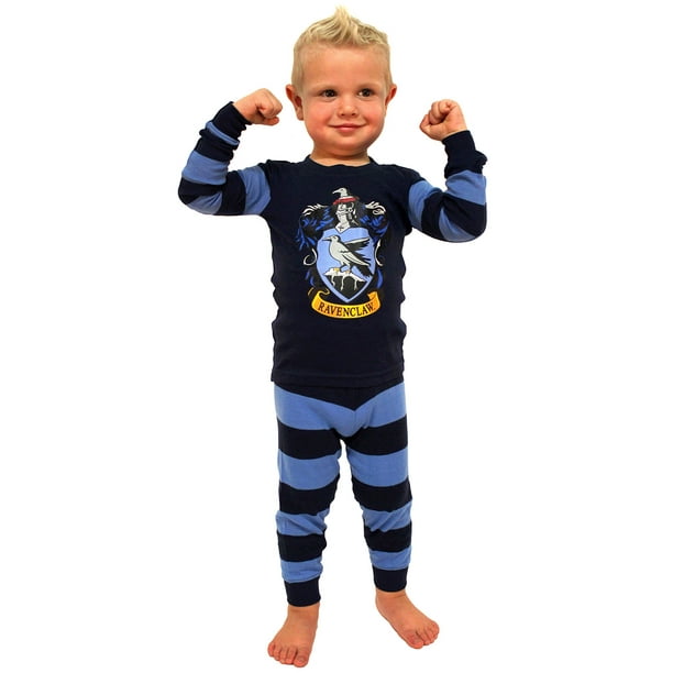 Intimo Harry Potter Kids All Houses Crest Pajamas (Ravenclaw, 2T ...