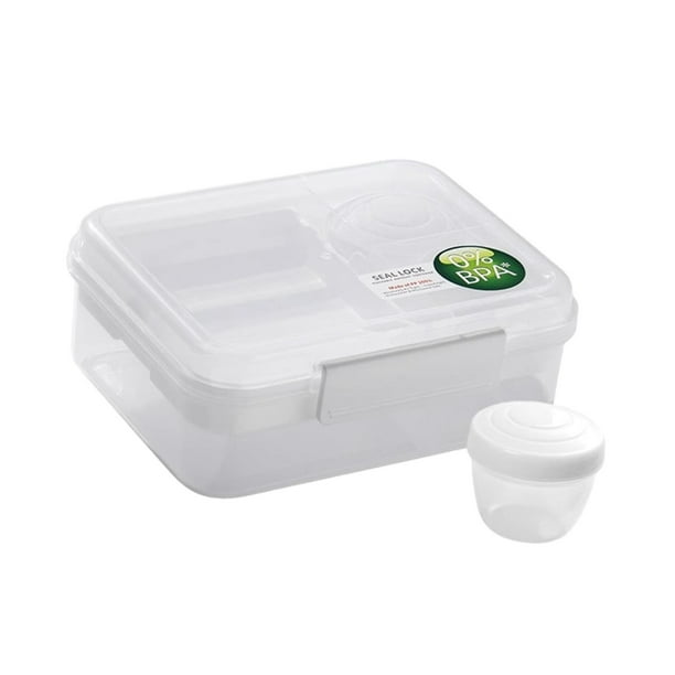 Contenedor para Preparar Comidas BLESIY Tipo Bento Rectangular Portátil ...