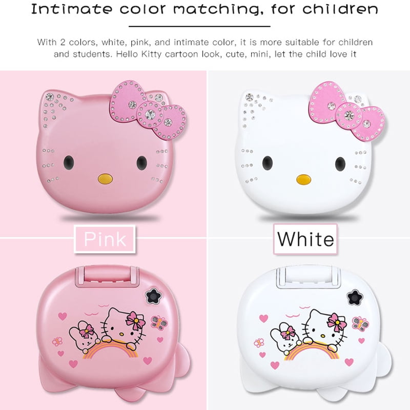 Nuevo GSM 2G Mini dibujos animados hello kitty flip teléfonos móviles ...