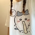 Chiikawa Pajamas Summer Pure Cotton Round Neck Short Sleeve Pants Loose ...