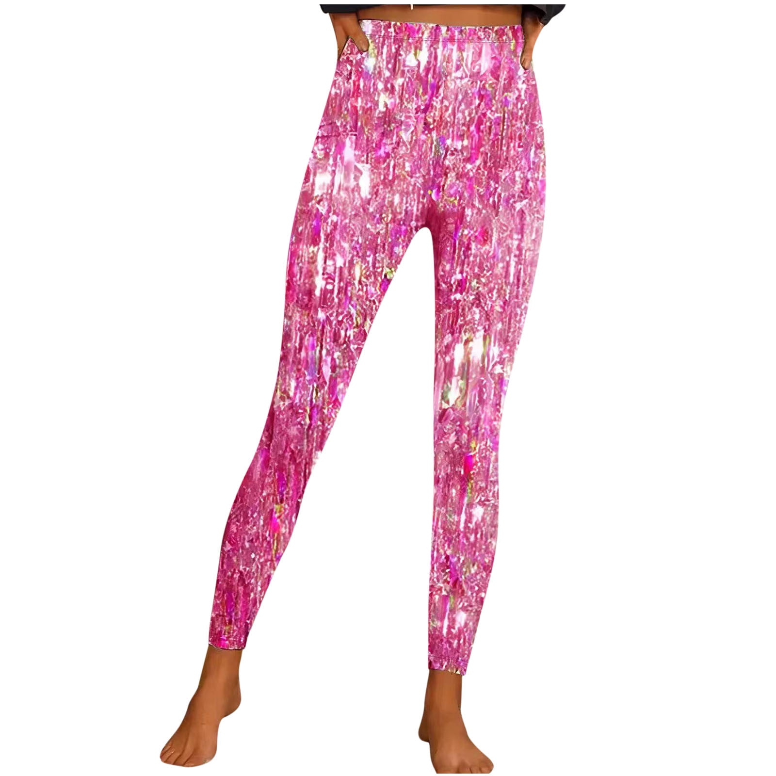 Click here for Aherbiu Yoga Leggings For Women Sparkly Printed Sl... prices