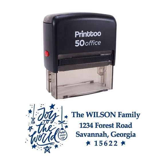 Printtoo Self Inking Dater Stamp With Entered By Text & Signature Space ...