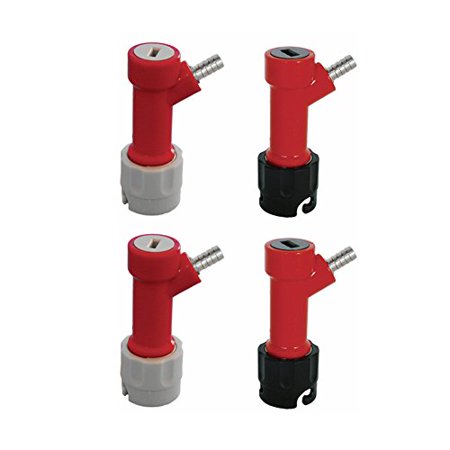 PERA 2 Pair Pin Lock coupler Barb Gas&Liquid Quick Disconnects Set ...