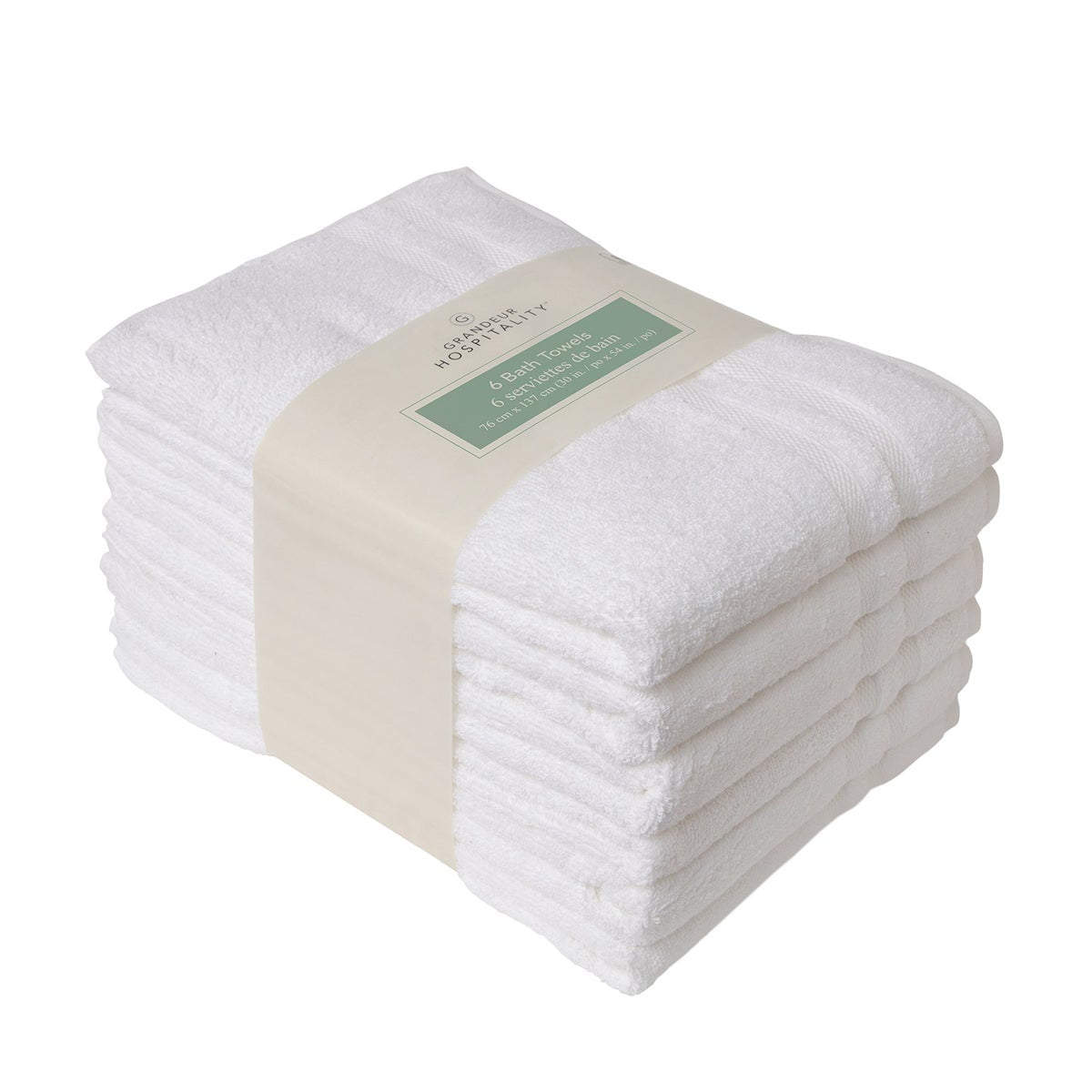 Click here for Grandeur Hospitality Bath Towels  6-Pack prices