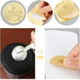 100pcs 2inch Gold Foil Certificate Seals Outstranding Excellence Self ...