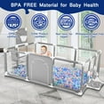 Extra Large Playpen by HioHa, Baby and Toddler Safe Play Area, Includes ...
