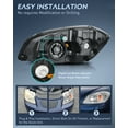 Nilight Headlight Assembly for 2005 2006 2007 2008 2009 2010 Chevy Cobalt 2005-2009 Pontiac ...