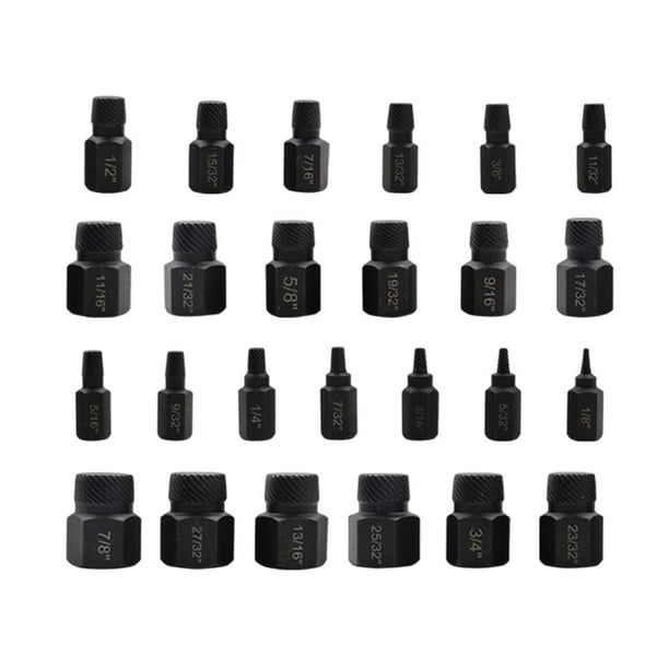 ZheElen 25x Damaged Screw Extractor Hexagon Handle for Removing Broken ...
