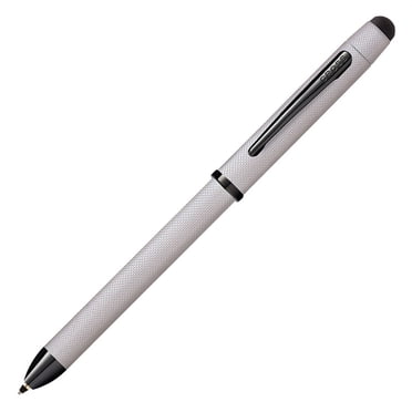 Cross Tech3+ Retractable Ballpoint Pen, Chrome Barrel, Black/Red Ink ...