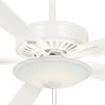 52" Minka Aire Contractor Coal Black LED Ceiling Fan with Pull Chain ...