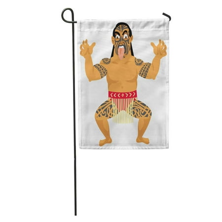 JSDART Tribal New Zealand Maori Man Doing Traditional Haka Dance Haku ...