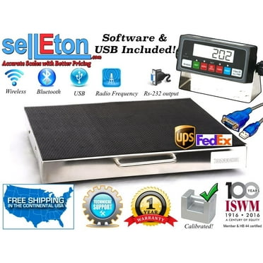 Fed ex Shipping Scale / Postal scale 130 lbs x .005 lb with USB cable ...