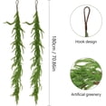 2 Pcs 6 Ft Artificial Norfolk Pine Garland Cedar Christmas Garland ...